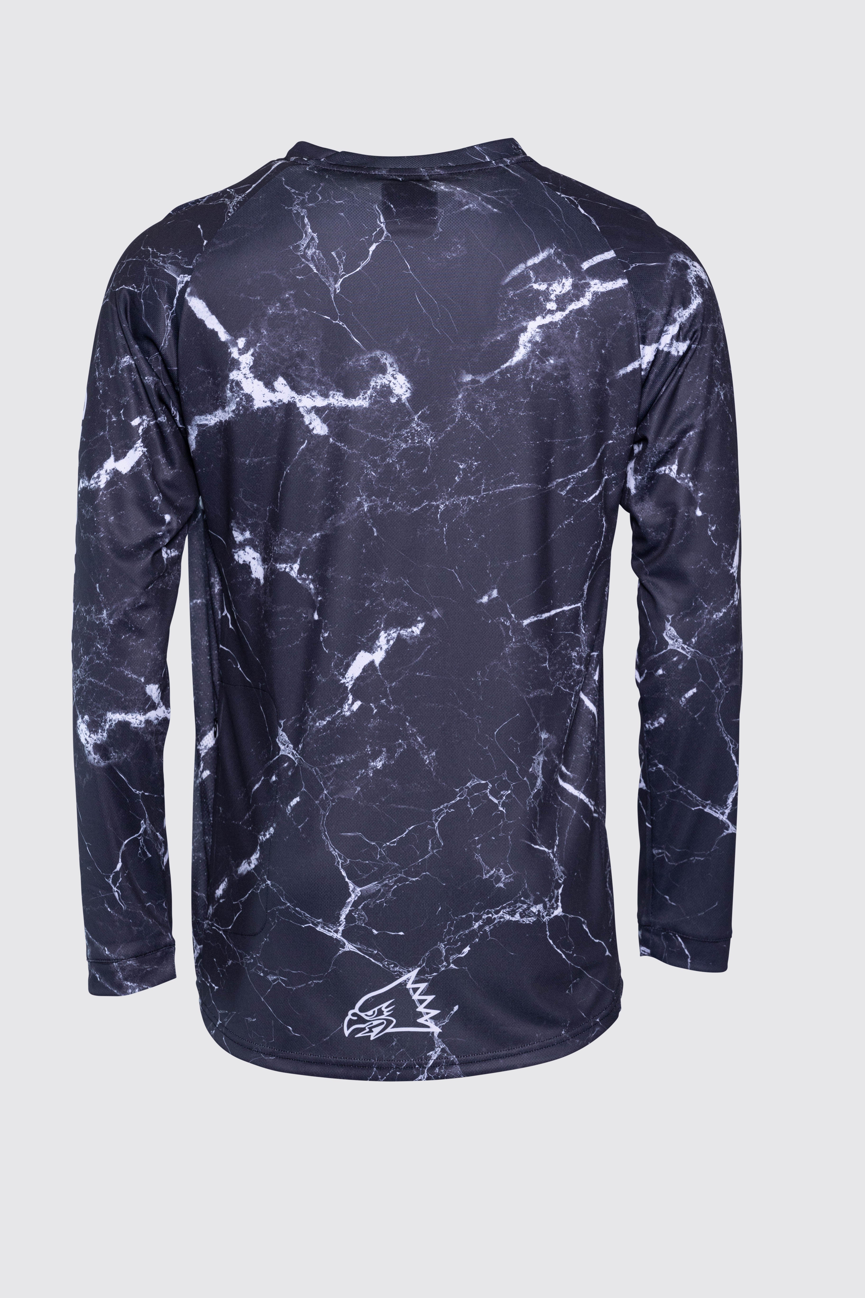 Huck The World Blacked Marble Long Sleeve Jersey